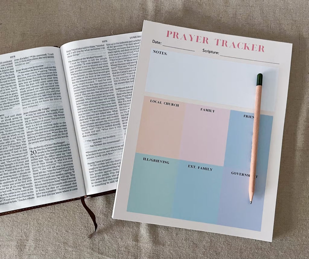 Prayer Journal Notepad Full Size – The Scripture Store